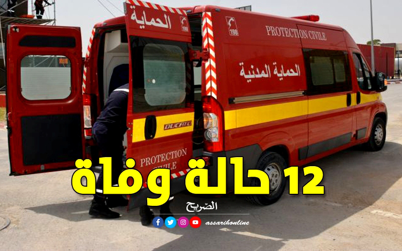 تسجيل 12 حالة وفاة وإصابة 367 شخصا خلال 24 ساعة – Assarih