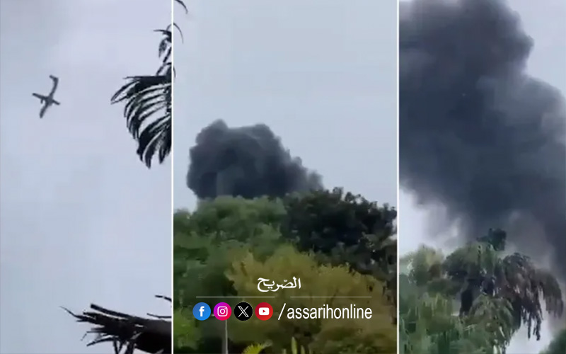 شاهد/ لحظة تحطم طائرة تقل 62 شخصا في البرازيل – Assarih