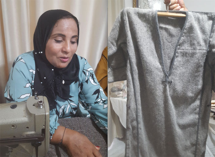 نورا الحمزي..حرفية من الزمن الجميل: المريول الجربي’ و’القشابية’ ..لن تندثر’ – Assarih