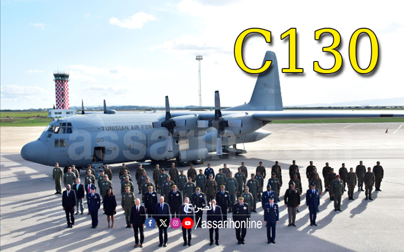 جيش الطيران يتسلم طائرة نقل جديدة من نوع C130 – Assarih