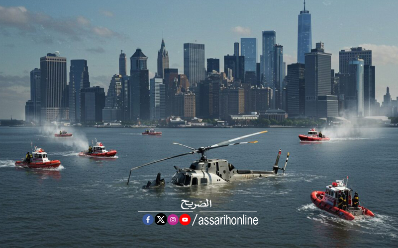 شاهد/ مقتل 6 أشخاص في سقوط مروحية بـ نيويورك (فيديو) – Assarih