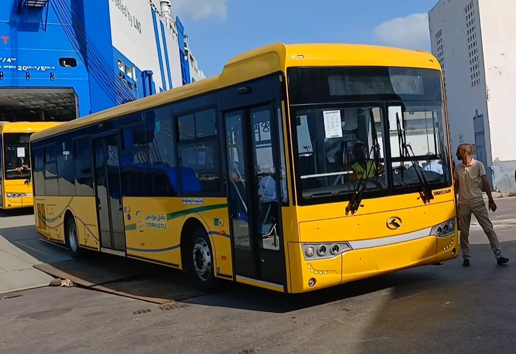 نقل تونس: وصول الدفعة الثانية من الحافلات الصينية الجديدة – Assarih