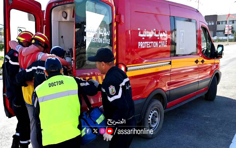 الحماية المدنية: تسجيل 568 تدخّلا في 24 ساعة – Assarih