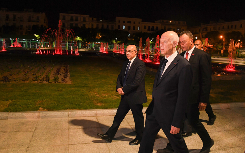 رئيس الجمهورية يزور ساحتي برشلونة والمنجي بالي – Assarih