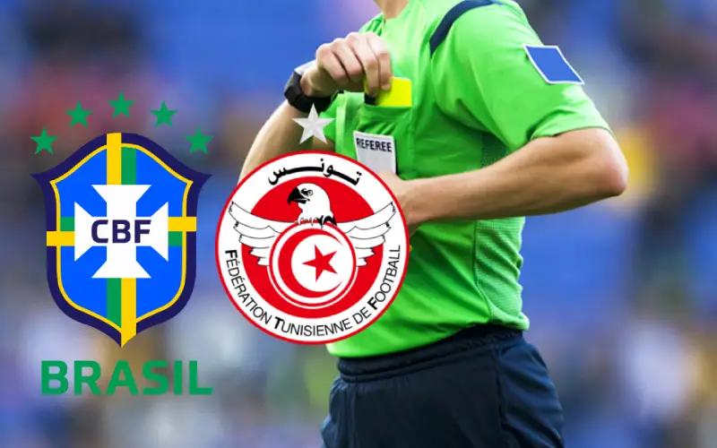 طاقم تحكيم فرنسي يدير مباراة تونس والبرازيل – Assarih